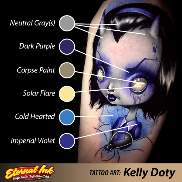 Kelly Doty Color Maps - Eternal Tattoo Ink